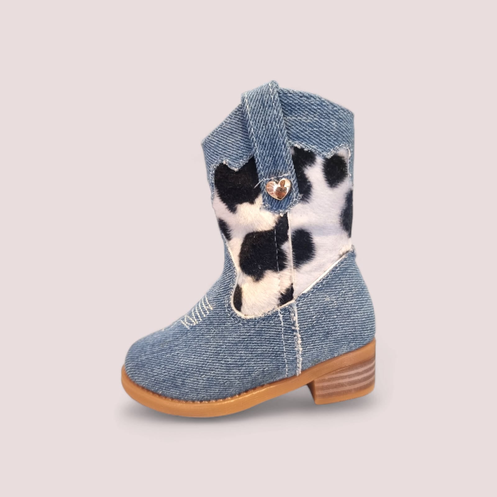 Bota vaquera mezclilla/vaca #920 – Jojo shoes